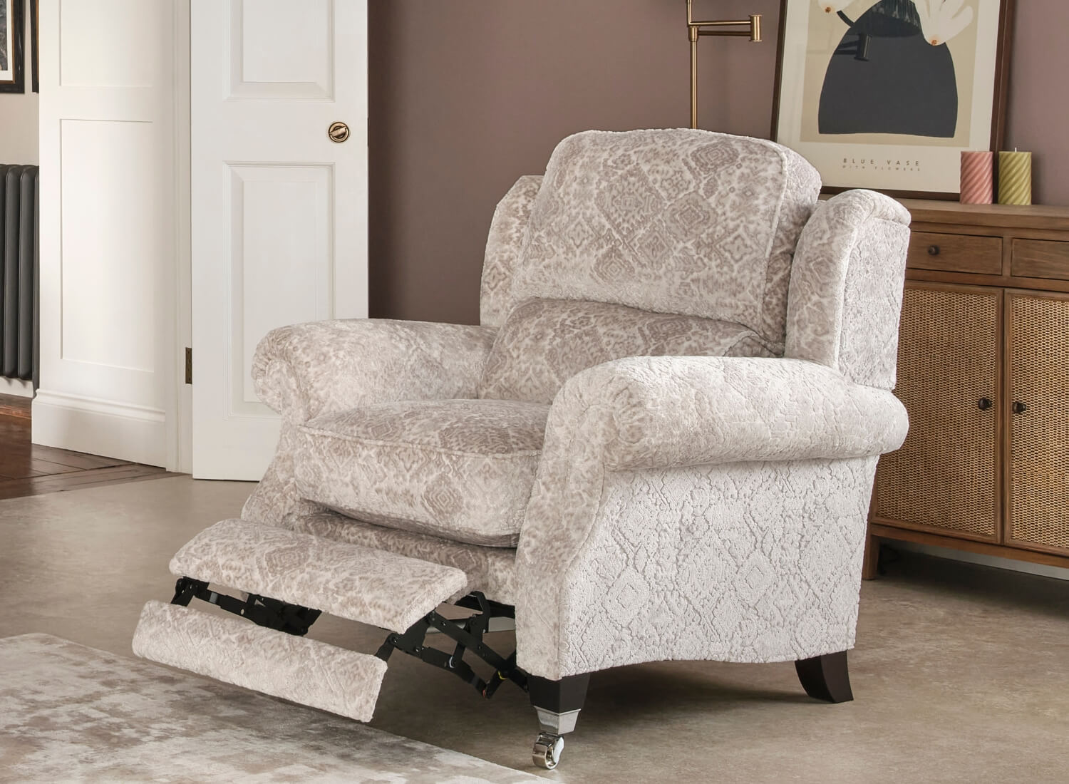 Parker Knoll Henley Fabric Powered Footrest Chair – Ward Brothers Furniture