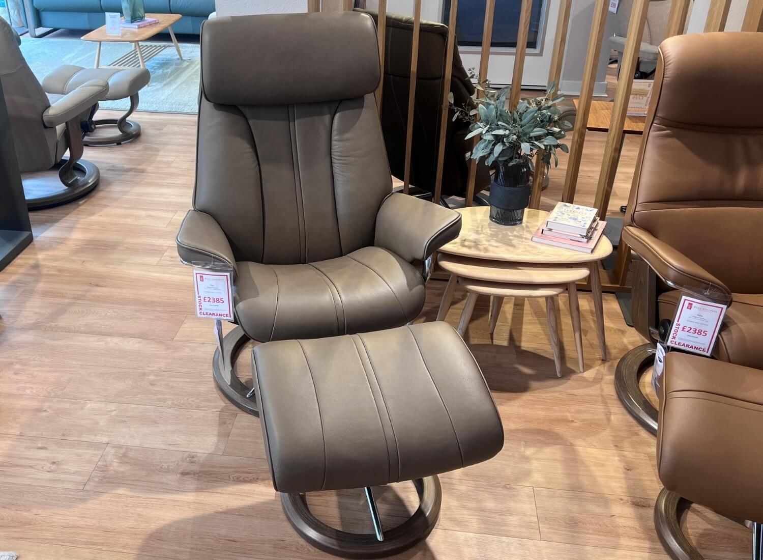 Stressless Paul Recliner & Stool – Ward Brothers Furniture
